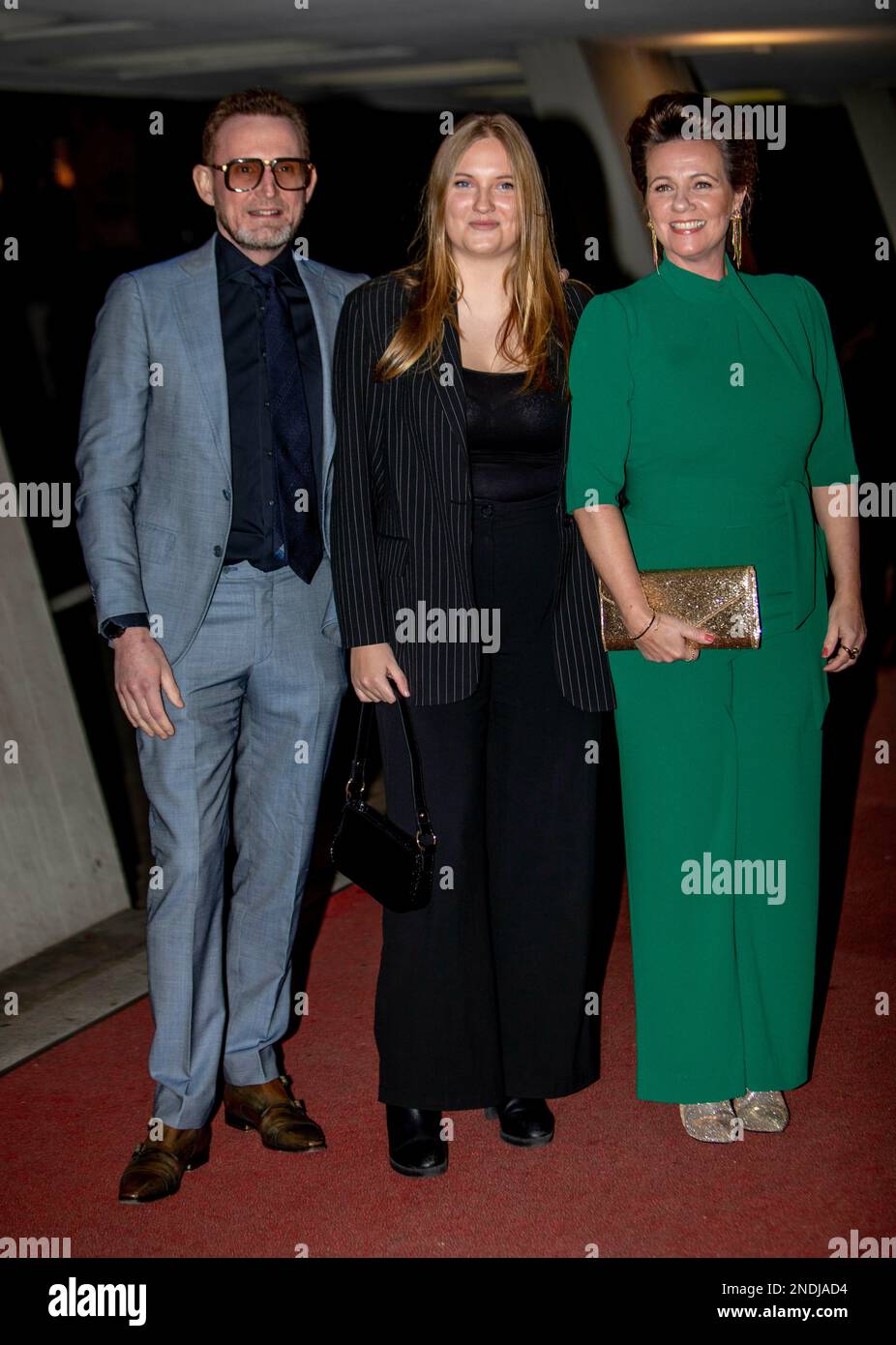 Prince Bernhard, Princess Annette and Isabella van Vollenhoven arrive ...