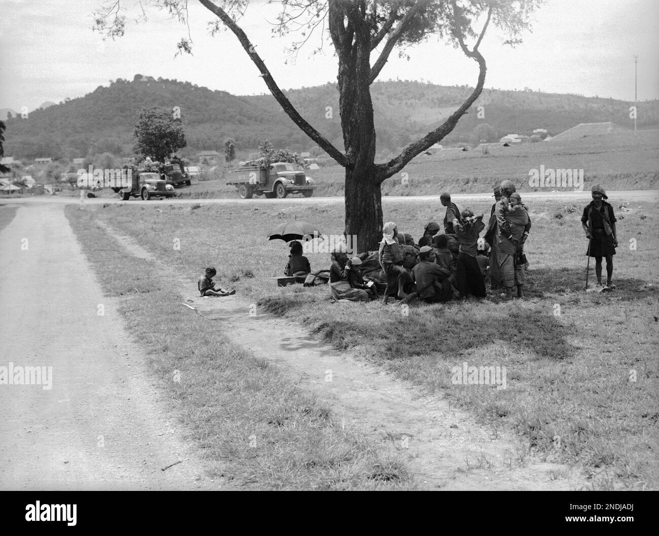 Refugees at the border (Burma-China) July 20, 1942. (AP Photo/Chungking ...