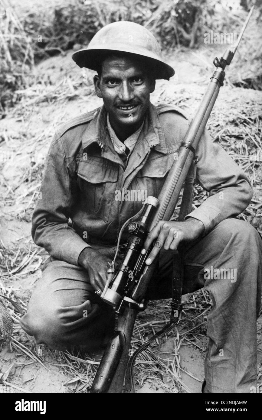 British and Indian troops of the Fourteenth Army commanded by General ...