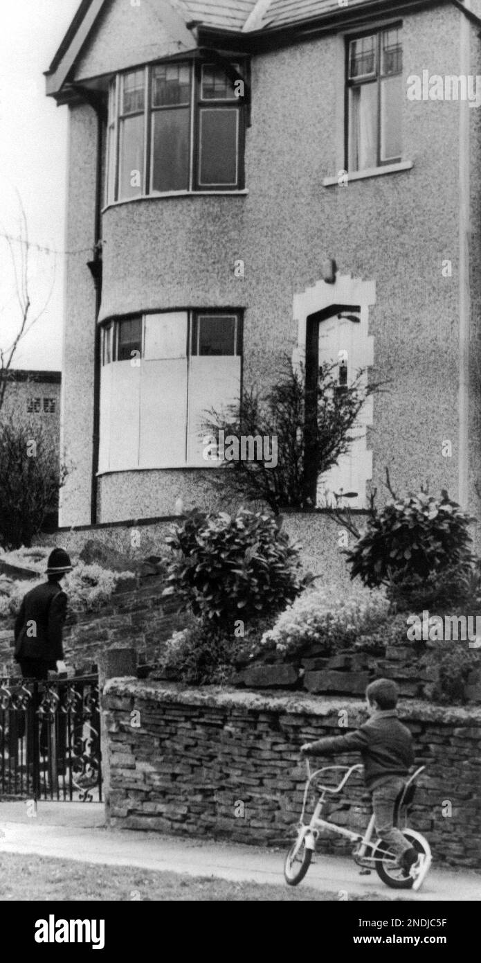 The house of Yorkshire Ripper Peter Sutcliffe in Bradford, Yorkshire ...