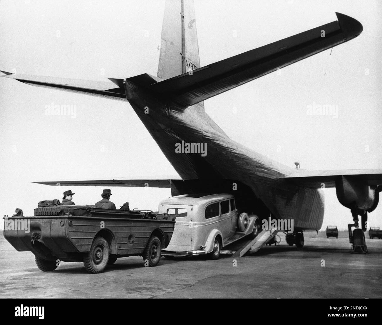 The first transport aeroplane to be built entirely of stainless steel ...