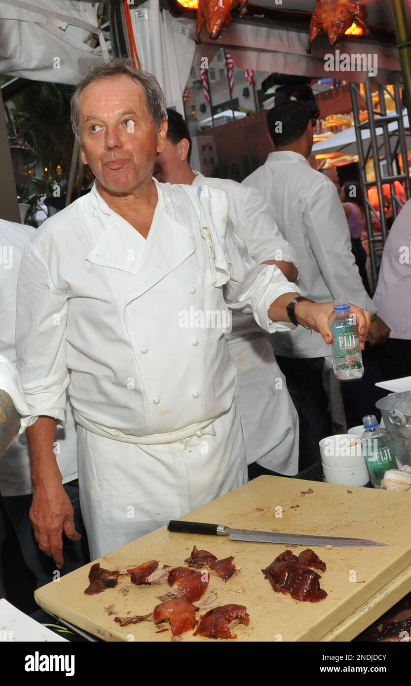 Chef Wolfgang Puck at the "Silver Spoons: 25 Years of Chefs ...