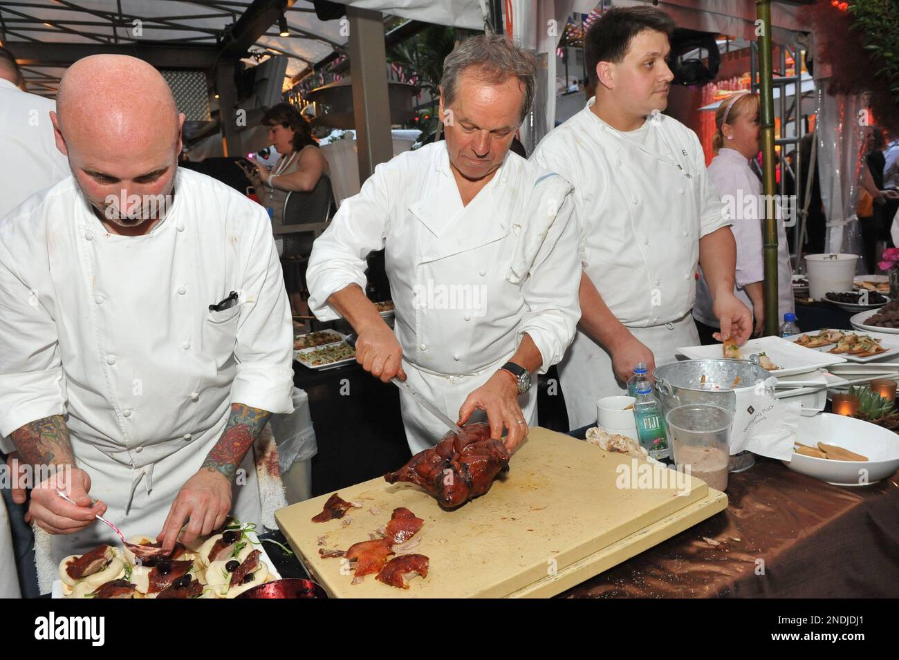 Chef Wolfgang Puck at the "Silver Spoons: 25 Years of Chefs ...