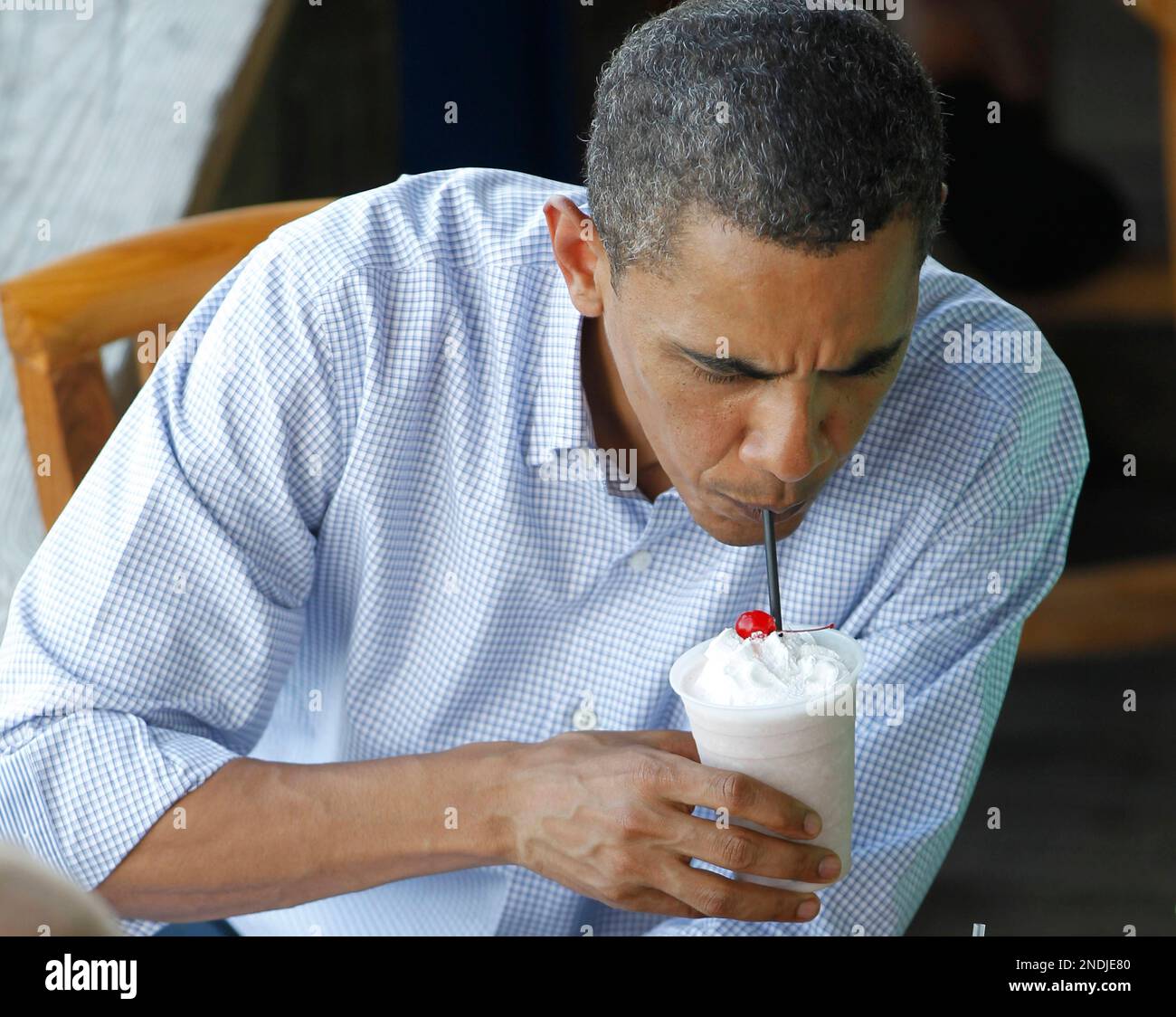 Obama Drinking