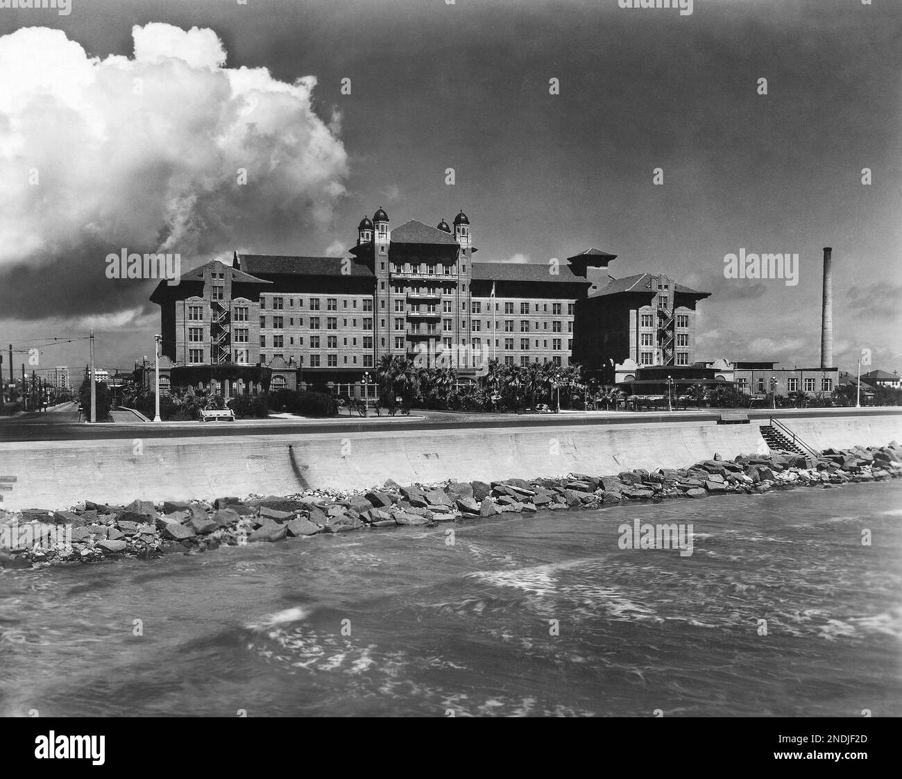 The Galvez Hotel, Galveston, Texas, situated on the garden spot of the ...