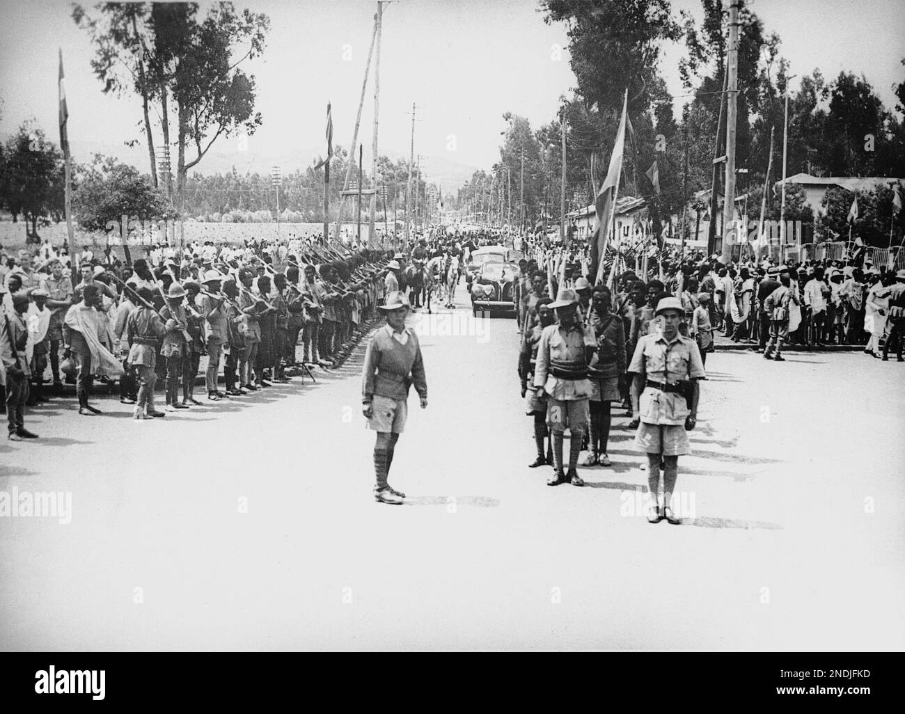 After five years to the day, the Emperor Haile Selassie returned in ...