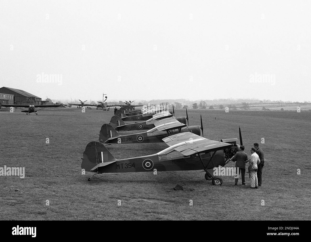 Known as the Flying Jeep, the Taylorcraft Auster IV, a new model of the ...