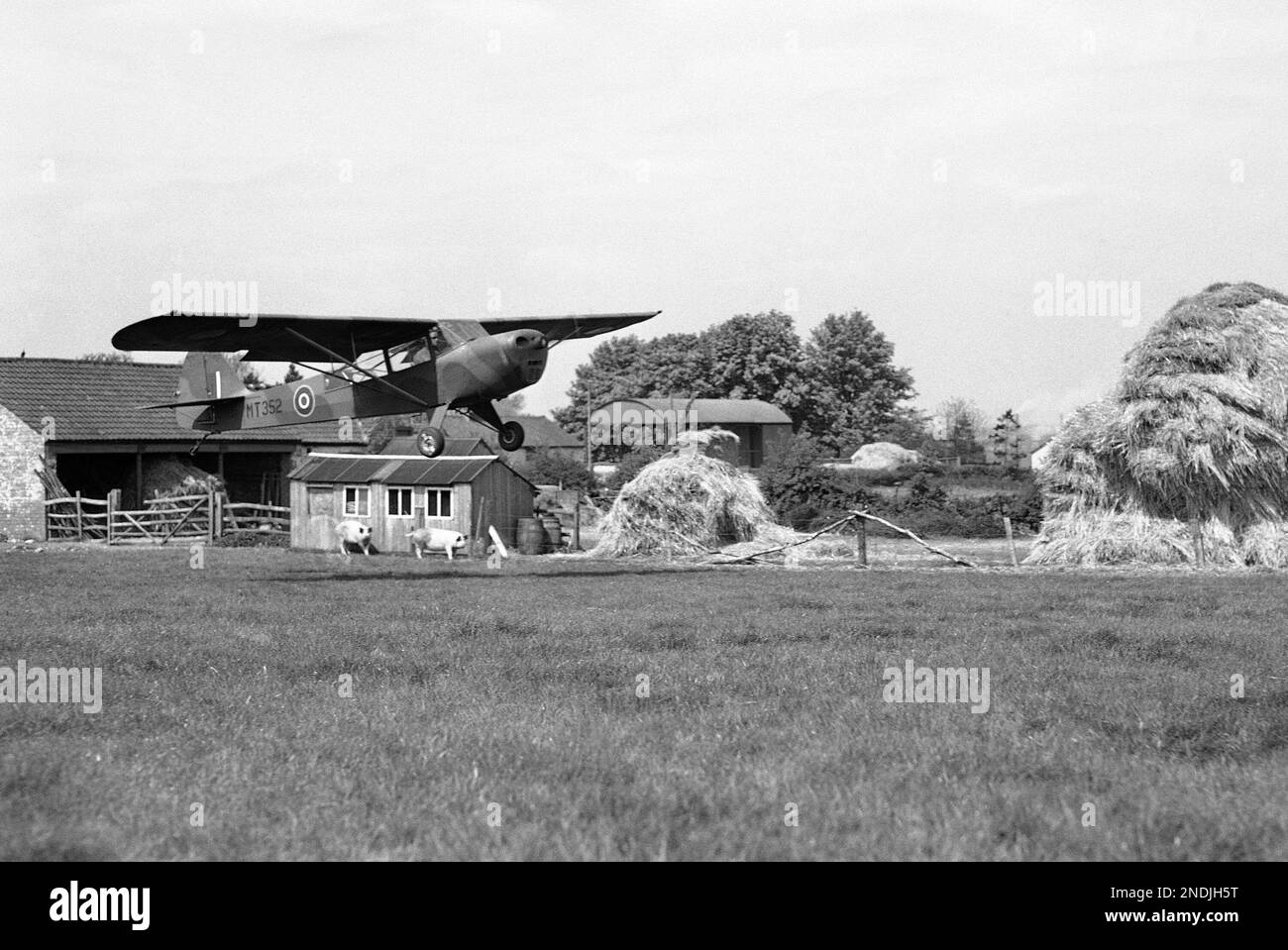 Known as the Flying Jeep, the Taylorcraft Auster IV, a new model of the ...
