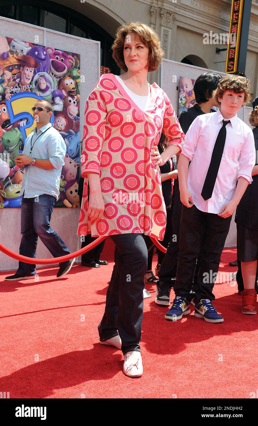 Joan Cusak arrives at the world premiere of Toy Story 3 on Sunday June ...