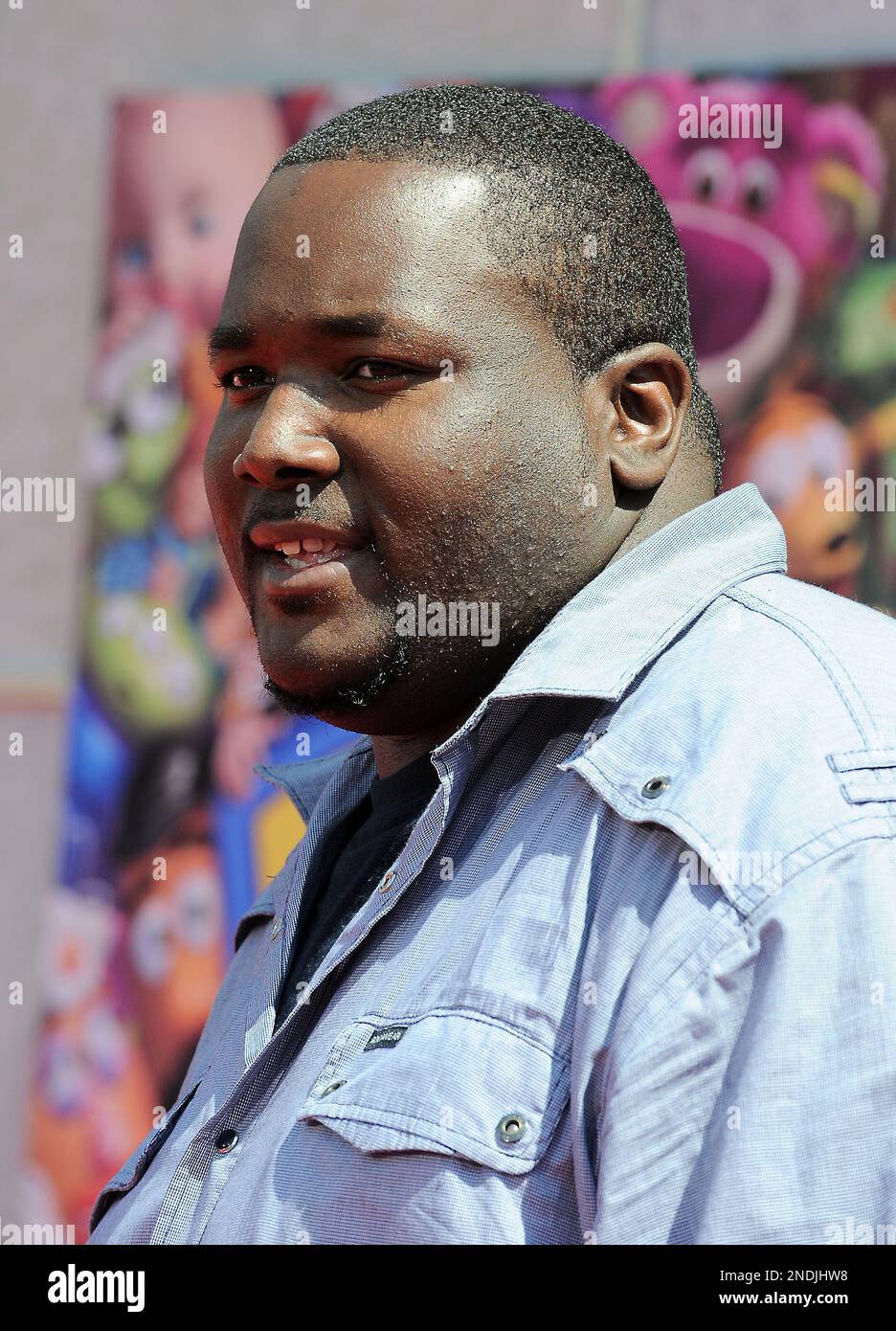 Quinton Aaron arrives at the world premiere of Toy Story 3 on Sunday ...