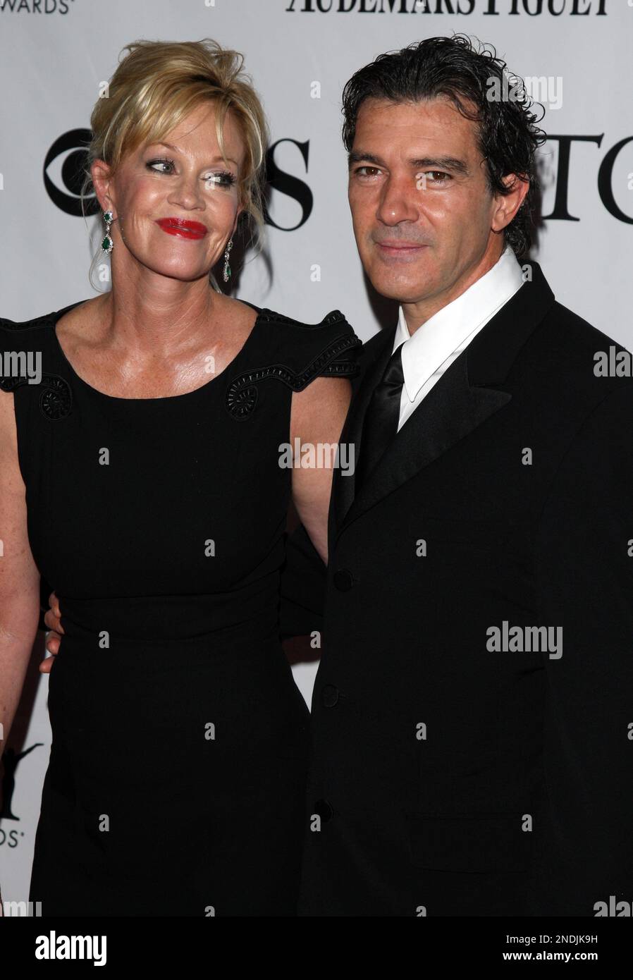 Melanie Griffith and Antonio Banderas arrive at the 61st annual Tony ...