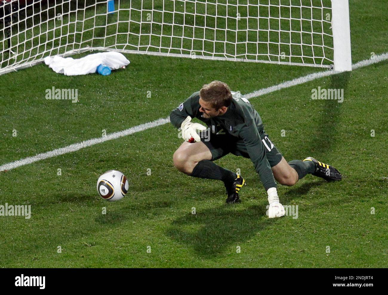 England's Robert Green fails to save a shot by United States' Clint ...