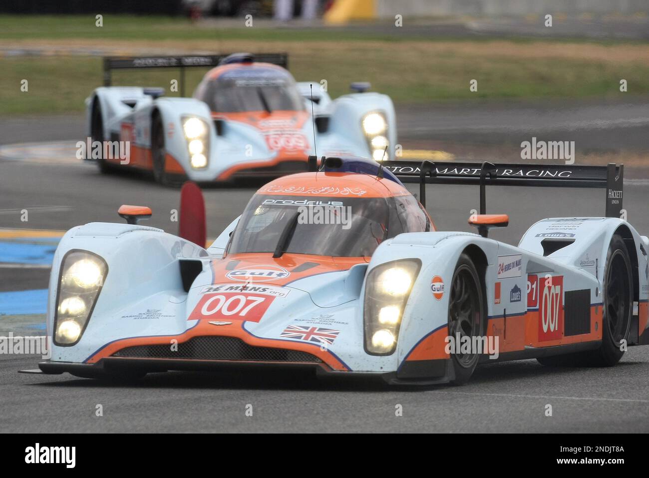 Lola Aston Martin No007 driven by Stefan Mucke of Germany in action in ...