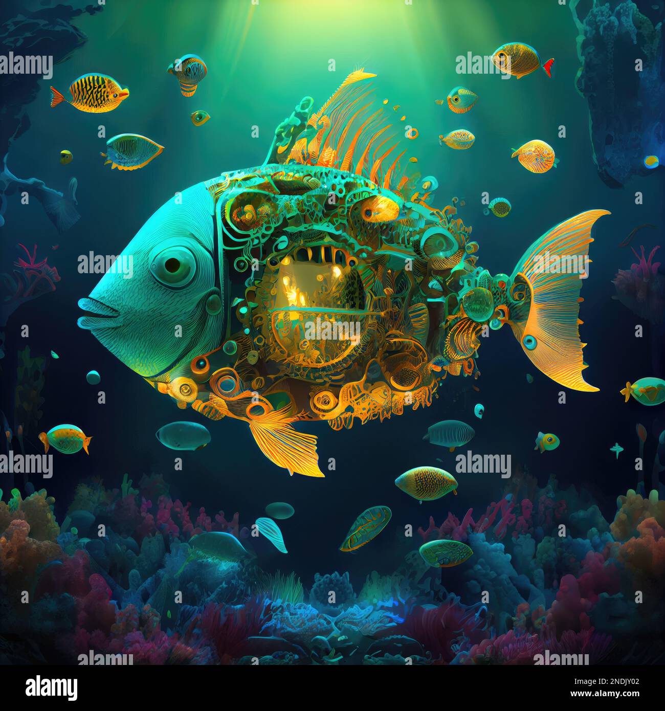 Mechanical sea creature hi-res stock photography and images - Alamy