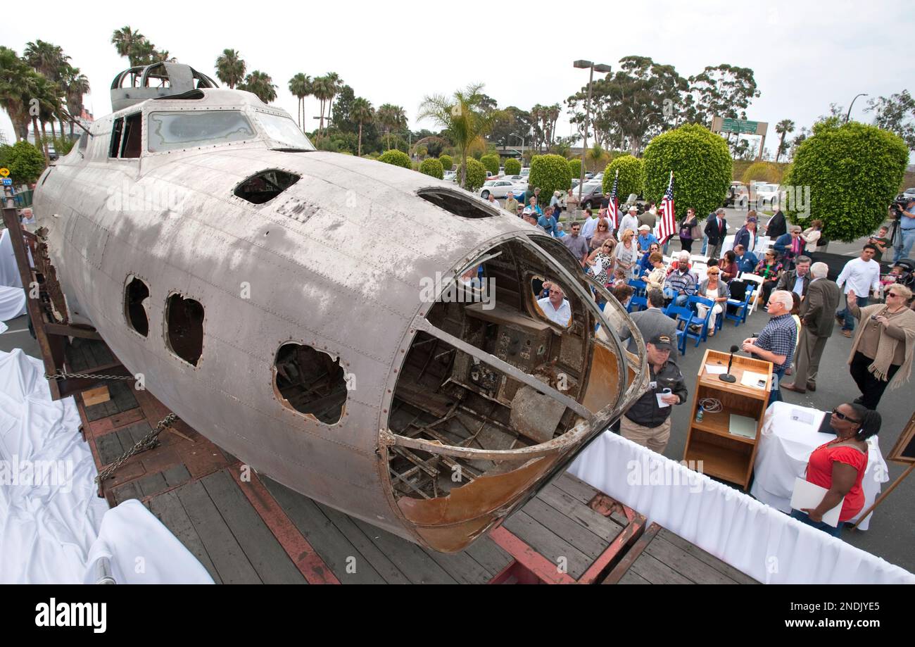 The Swamp Ghost, a B-17E bomber which crashed in a Papua New Guinea ...