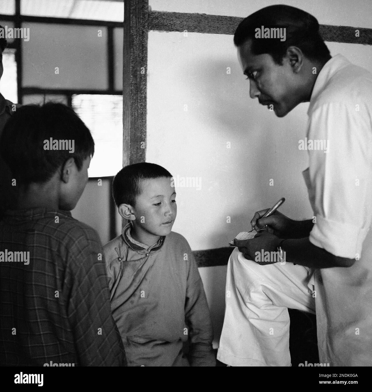 Young Lama Tenzing Khetoo Jigmi Nymagal, who is 11 years old, from Sera ...