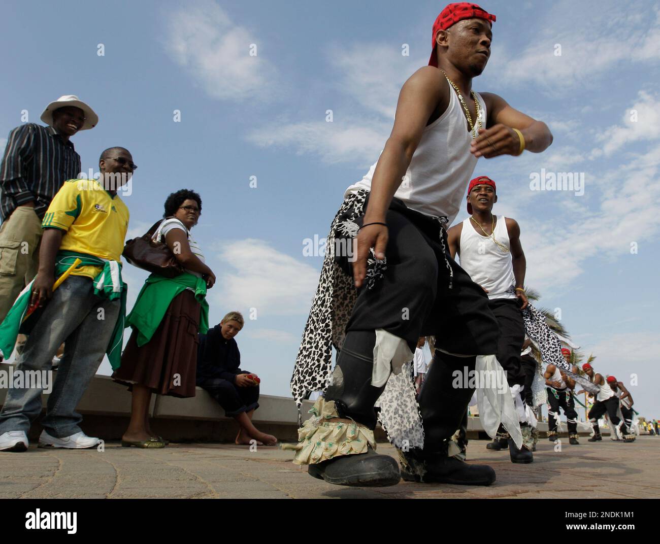 South African dancers, dance Zulu Gunboots (traditional african dancing ...