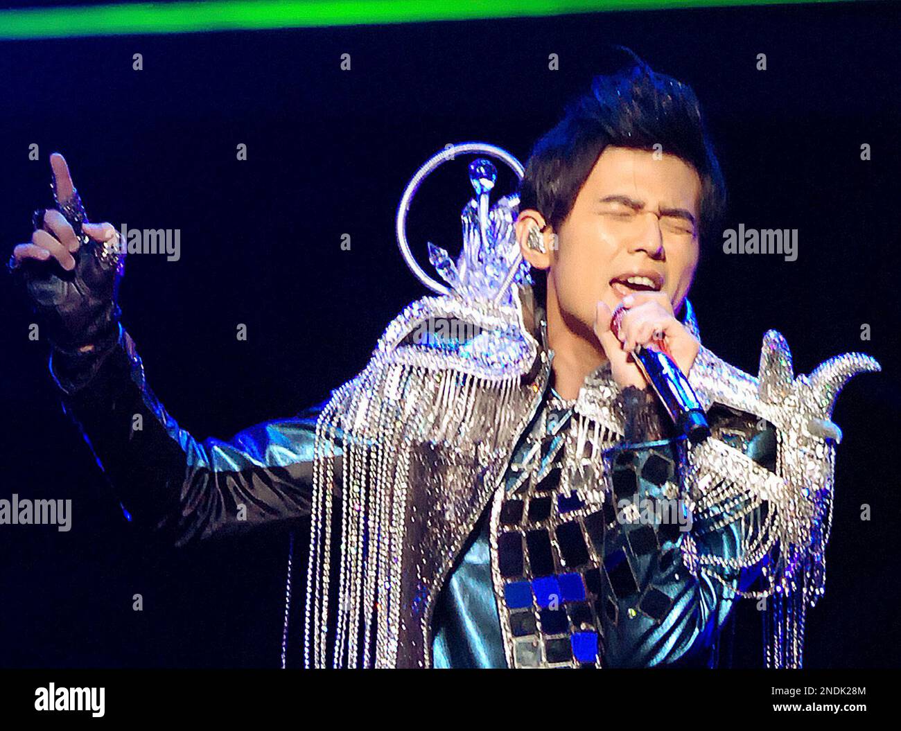 Taiwanese singer Jay Chou performs during his "The Era 2010 World Tour ...
