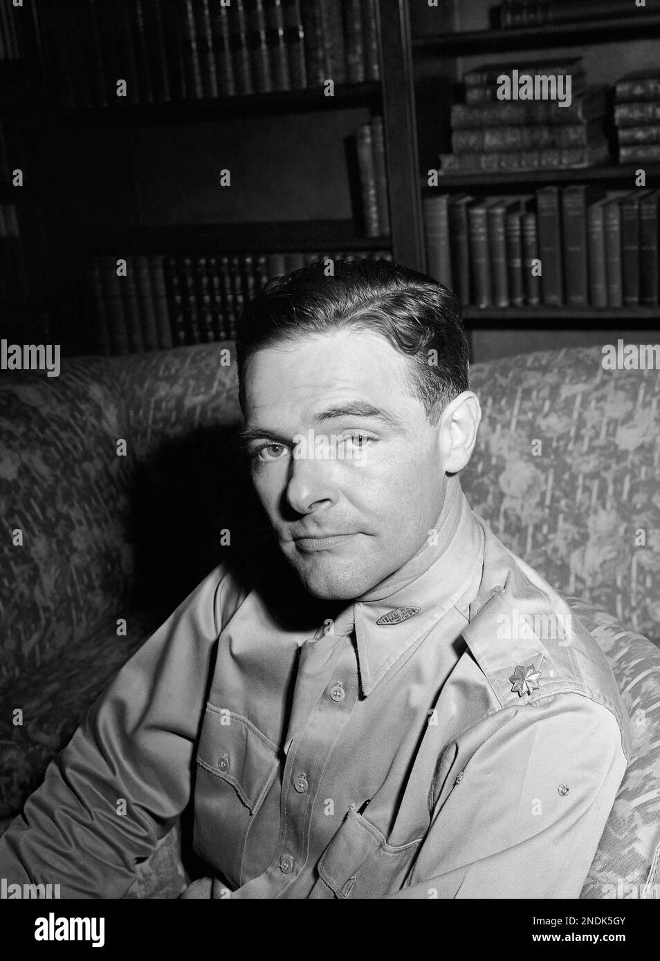 Major Henry Cabot Lodge, Jr., who is also U.S. Senator (R-Mass.) is ...