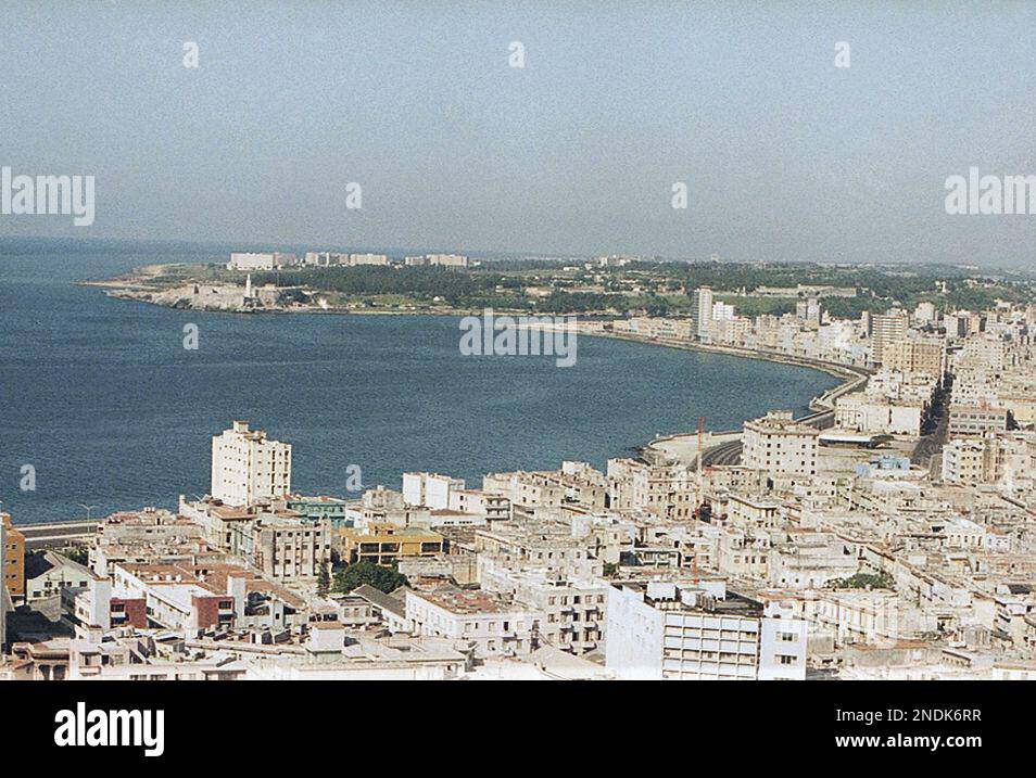Beach Drive Malecon and Port in Havana, Cuba, Feb. 26, 1985. (AP Photo ...