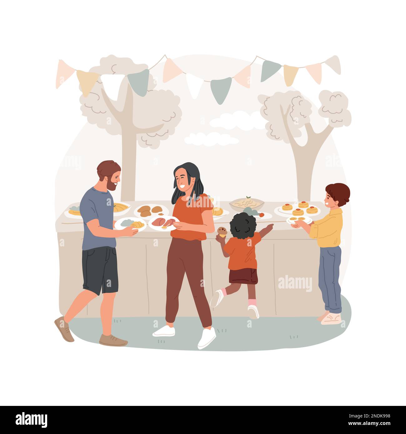 Snack community Cut Out Stock Images & Pictures - Alamy