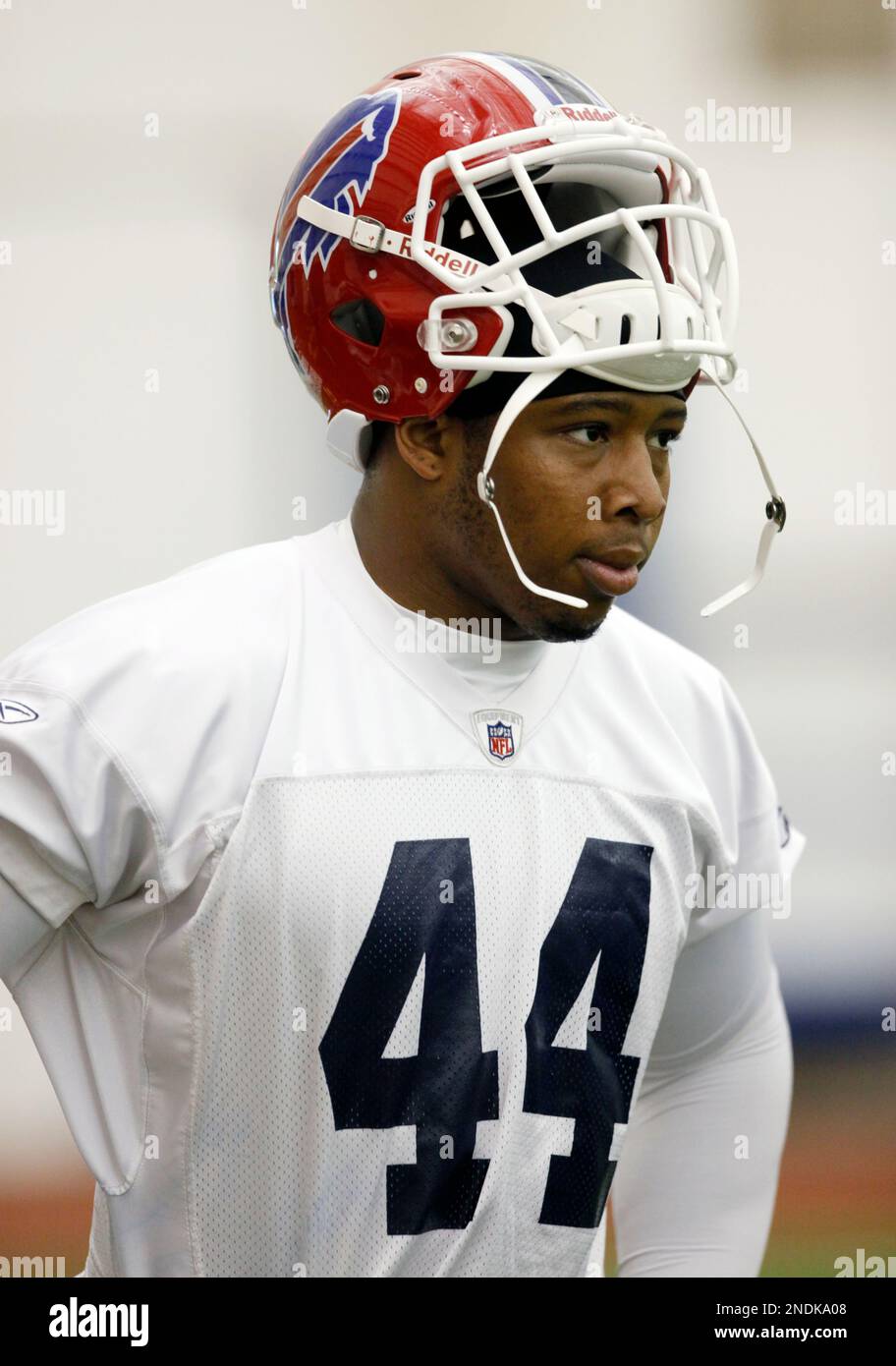 Buffalo Bills' Rodney Ferguson during NFL football practice in Orchard ...