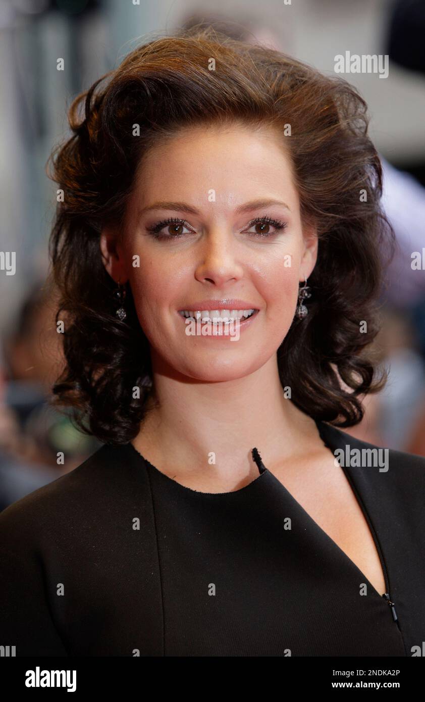 U.S actress Katherine Heigl arrives on the pink carpet for the European ...
