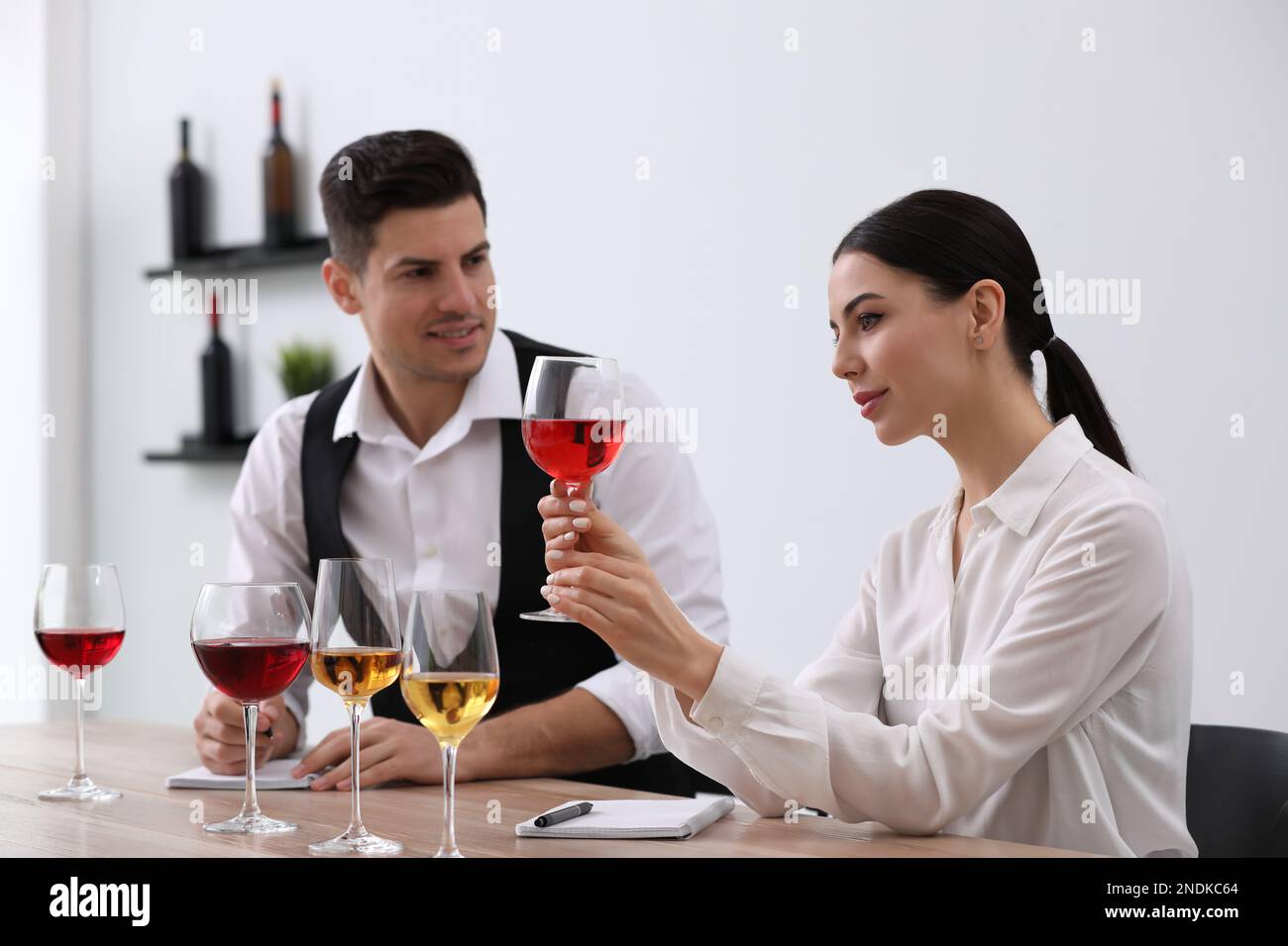 Sommelier's table hi-res stock photography and images - Alamy