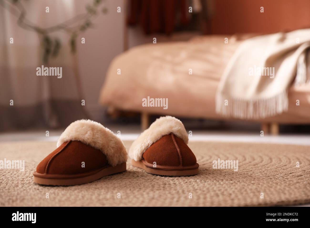 Light brown slippers hi-res stock photography and images - Alamy