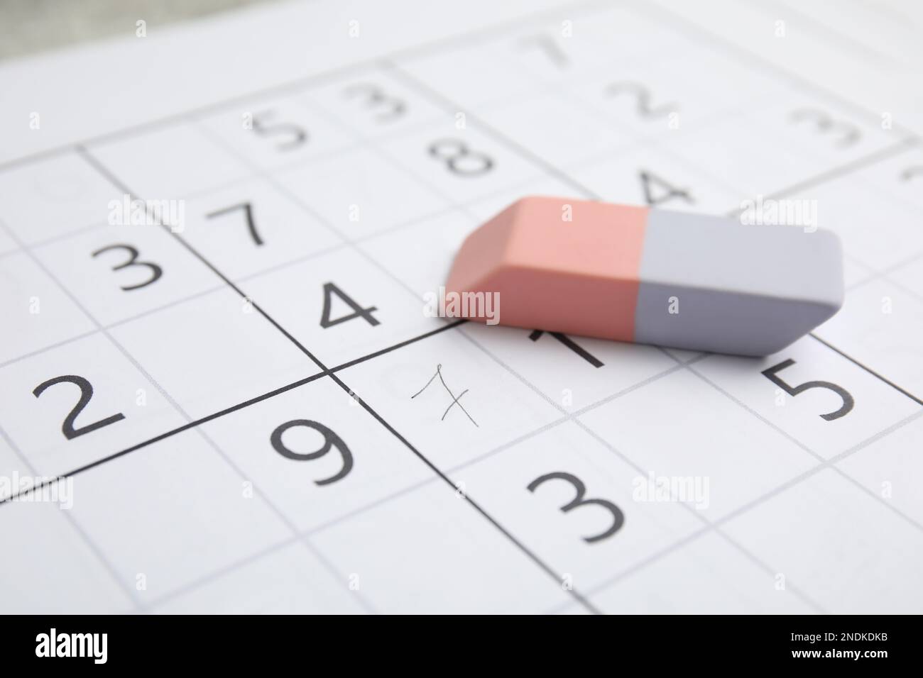 Eraser puzzle hi-res stock photography and images - Alamy