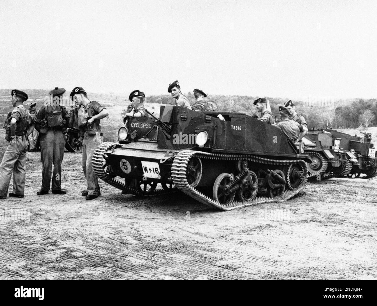 Bren gun carriers are playing a part in bolstering the defenses of ...