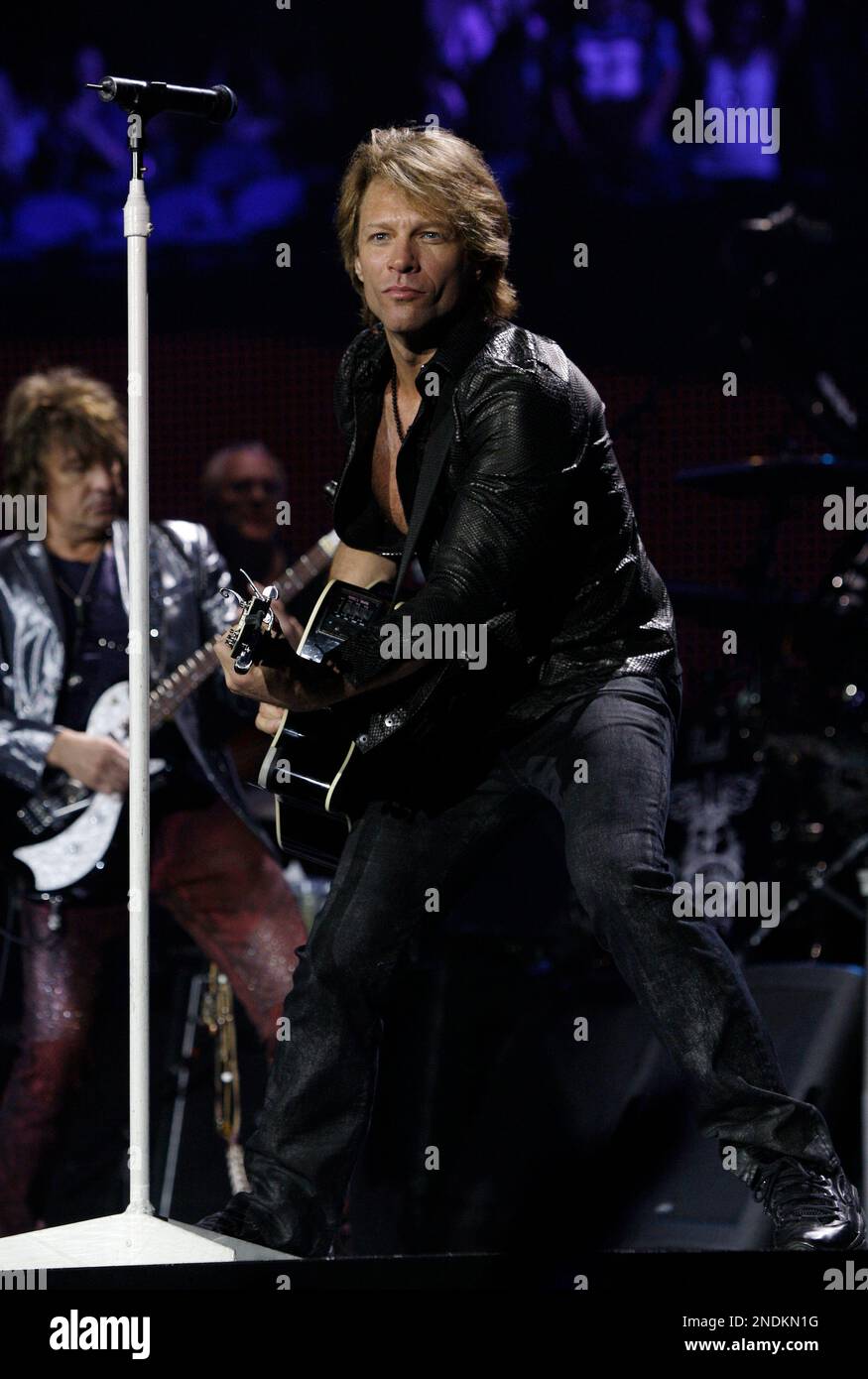 U.S musician Jon Bon Jovi performs on the first night of his band's 12 ...