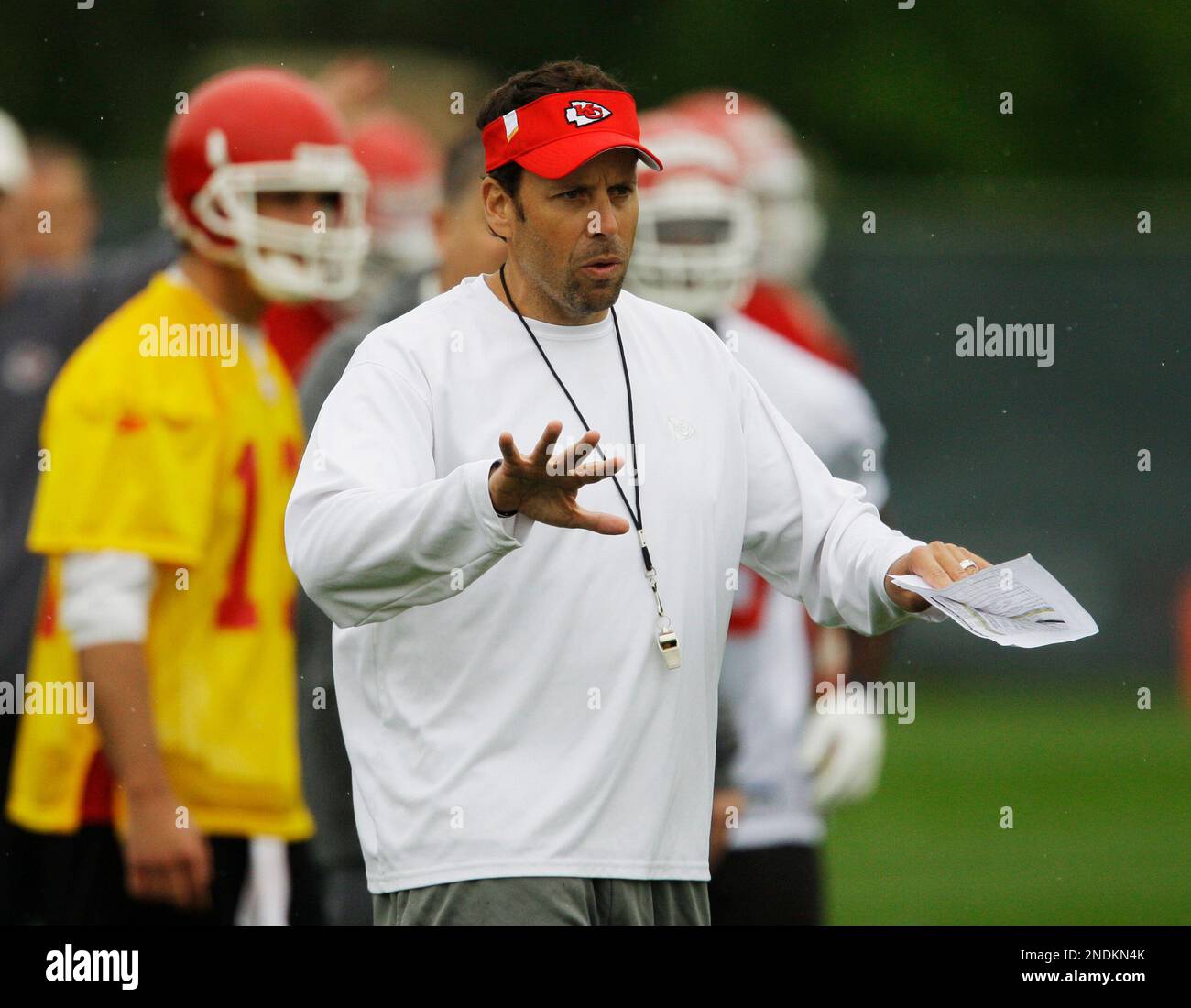 FILE - This May 19, 2010, file photo shows Kansas City Chiefs coach ...