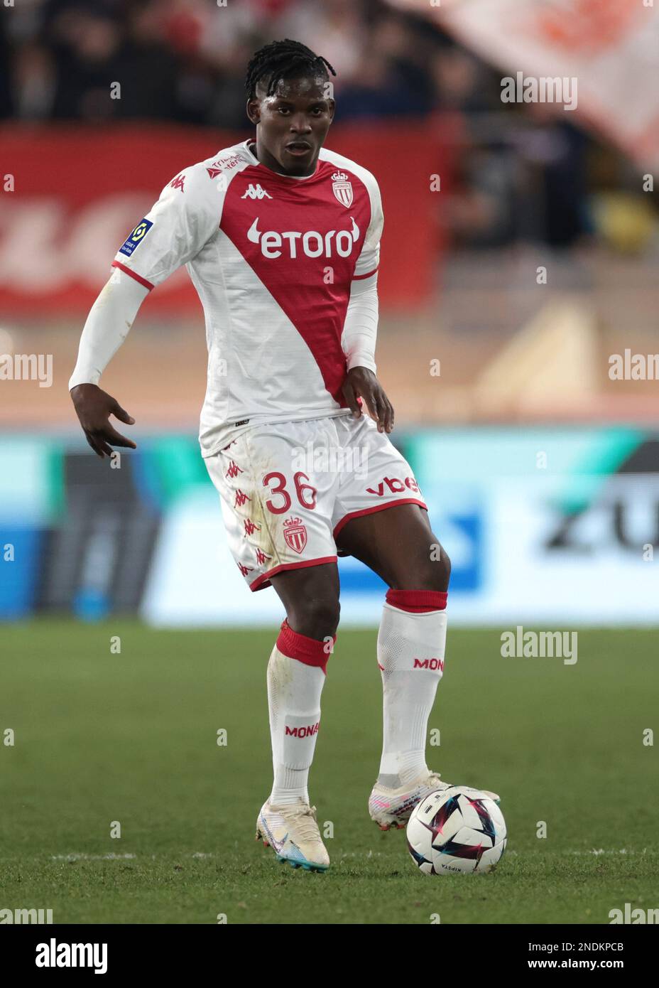 Monaco, Monaco, 11th February 2023. Breel Embolo of AS Monaco during ...