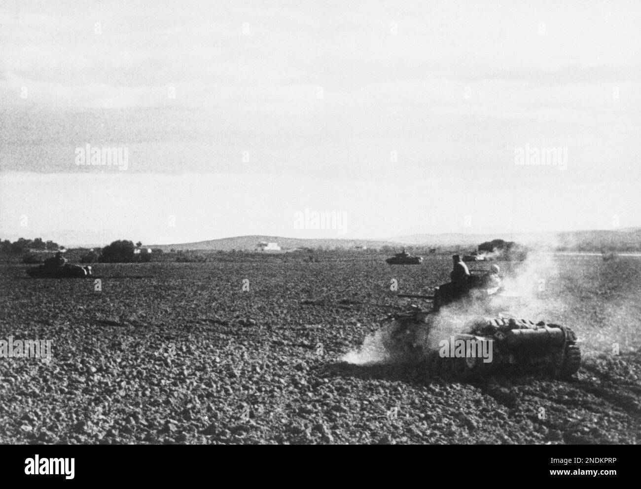 A surprise attack on the British positions at Bou Arada on January 18th ...