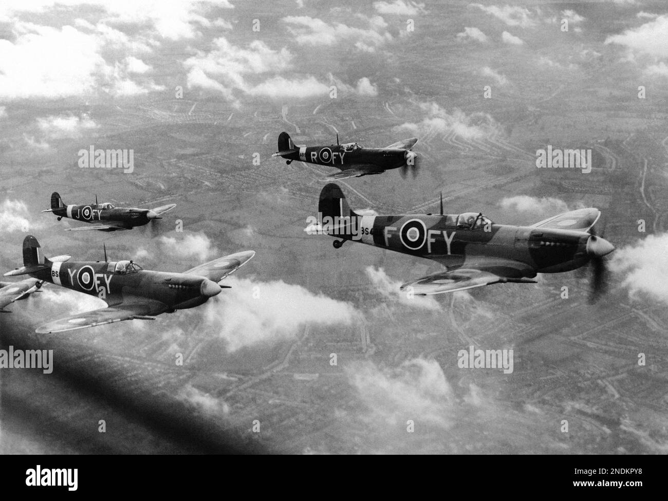 An International squadron of the Royal Air Force, the pilots are ...