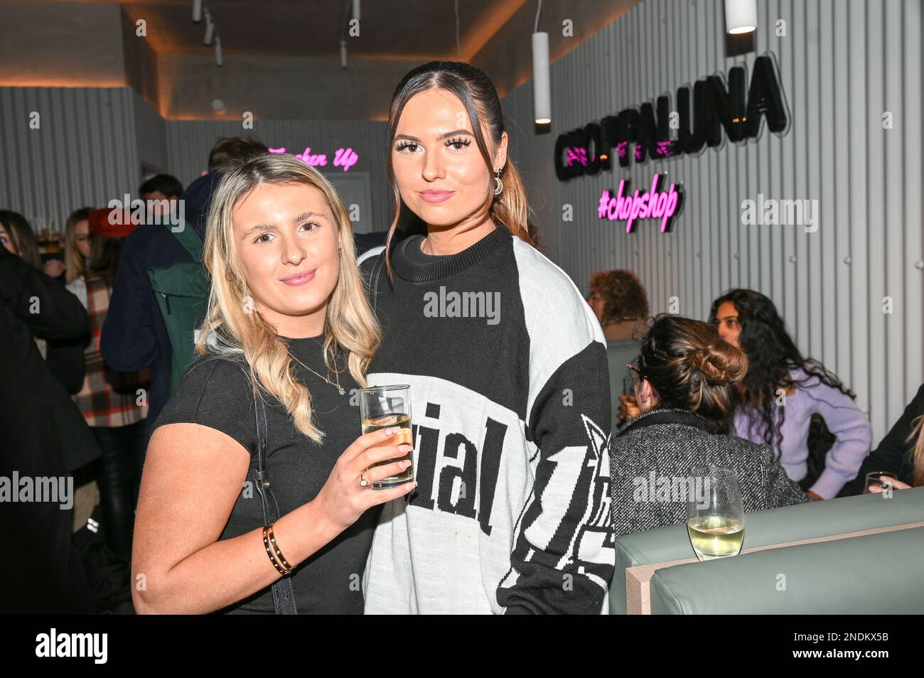 London, UK. 15th Feb, 2023. Woody Cook performed at the VIP launch of ...