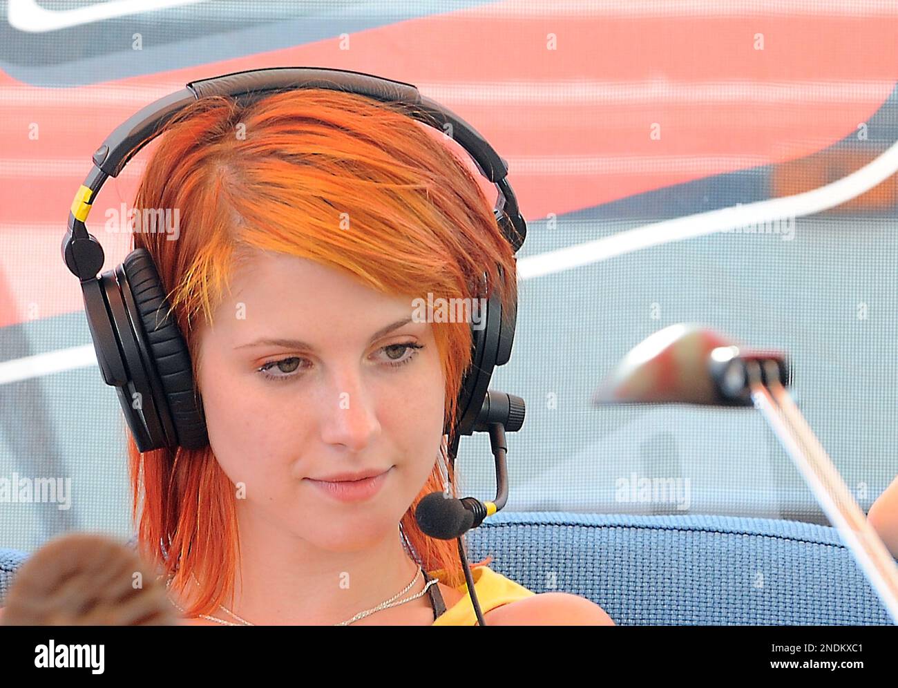 Hayley Williams of Paramour is interviewed on KROQ at The 2010 KROQ ...