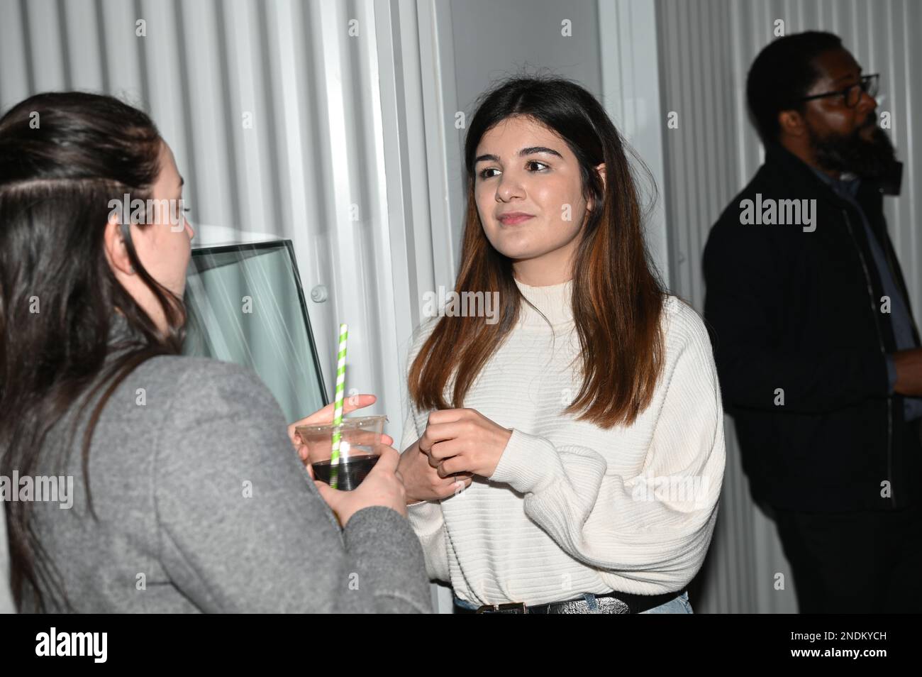 London, UK. 15th Feb, 2023. Woody Cook performed at the VIP launch of ...