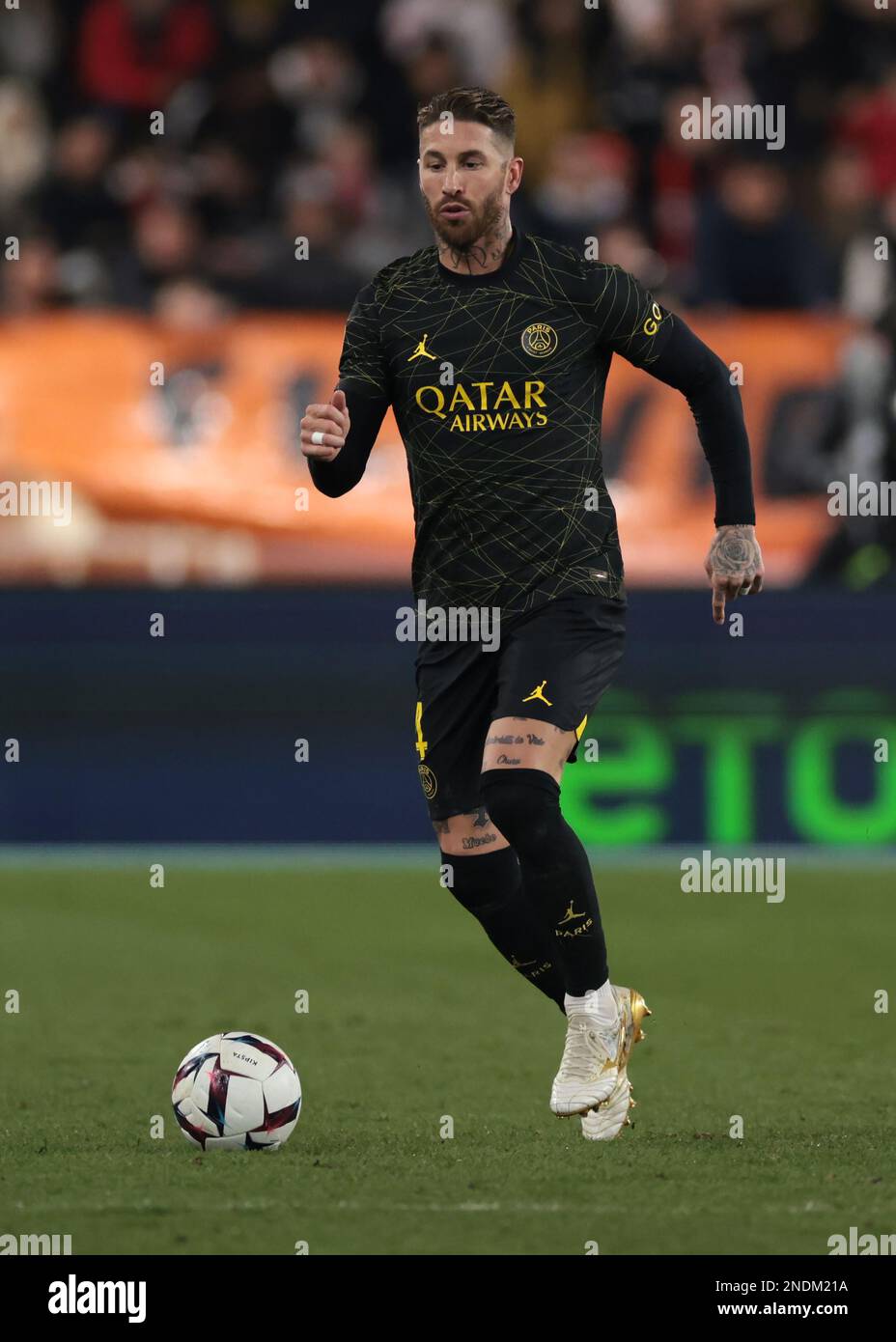 Monaco, Monaco, 11th February 2023. Sergio Ramos of PSG during the Uber ...