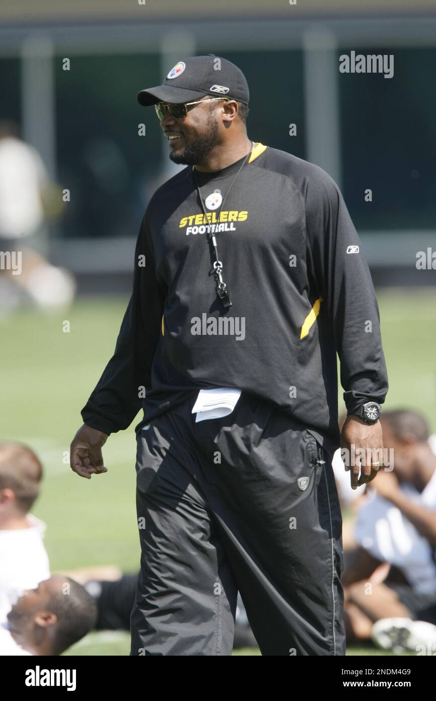 Pittsburgh Steelers' coach Mike Tomlin at the NFL football team ...