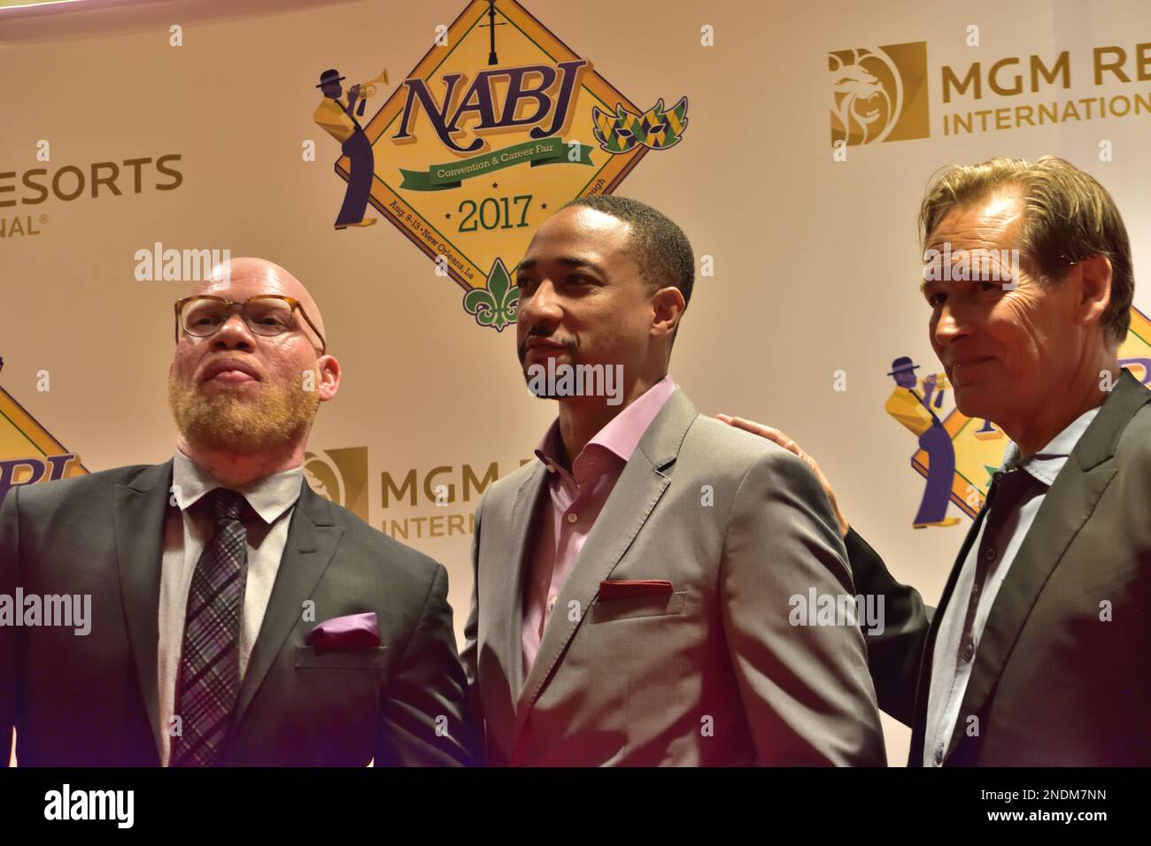 Cast members of CW's Black Lightning Krondon, Damon Gupton, and James ...