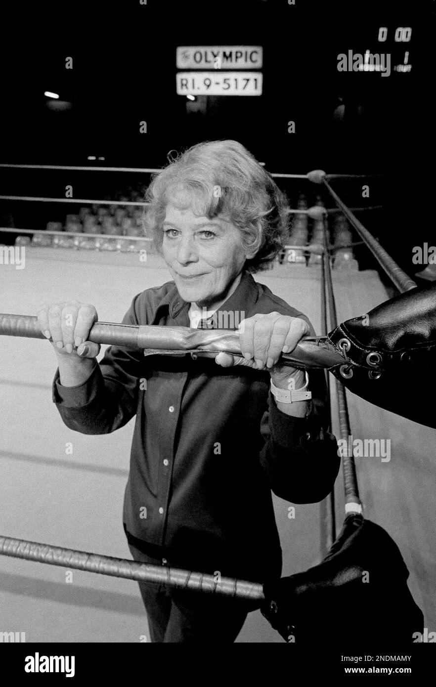 Great Grandmother Aileen Eaton, who’s been bossing the boxing business ...