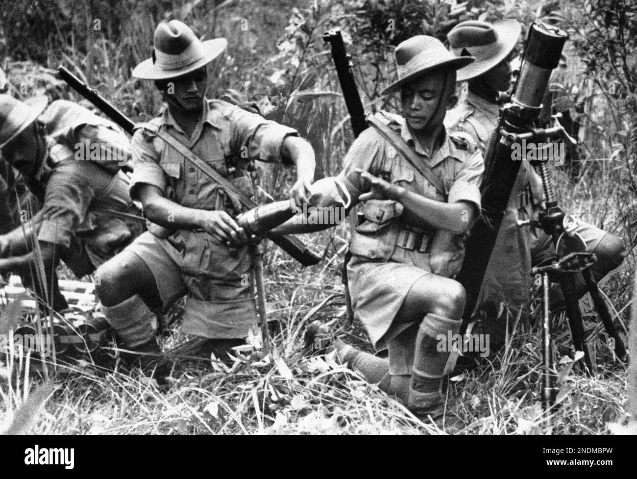 These soldiers from Nepal-an independent state in the Himalayan ...