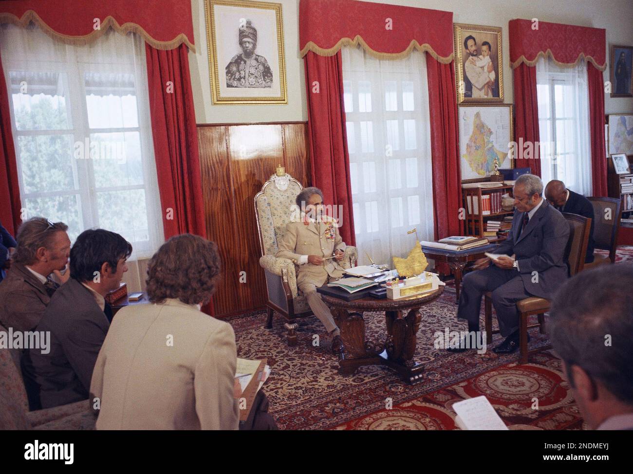 The 83-year-old deposed Emperor of Ethiopia Haile Selassie who died in ...