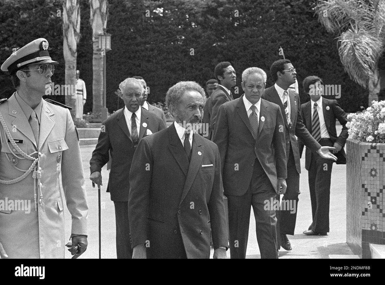 Emperor Haile Selassie of Ethiopia arriving and leaving the “Costs ...