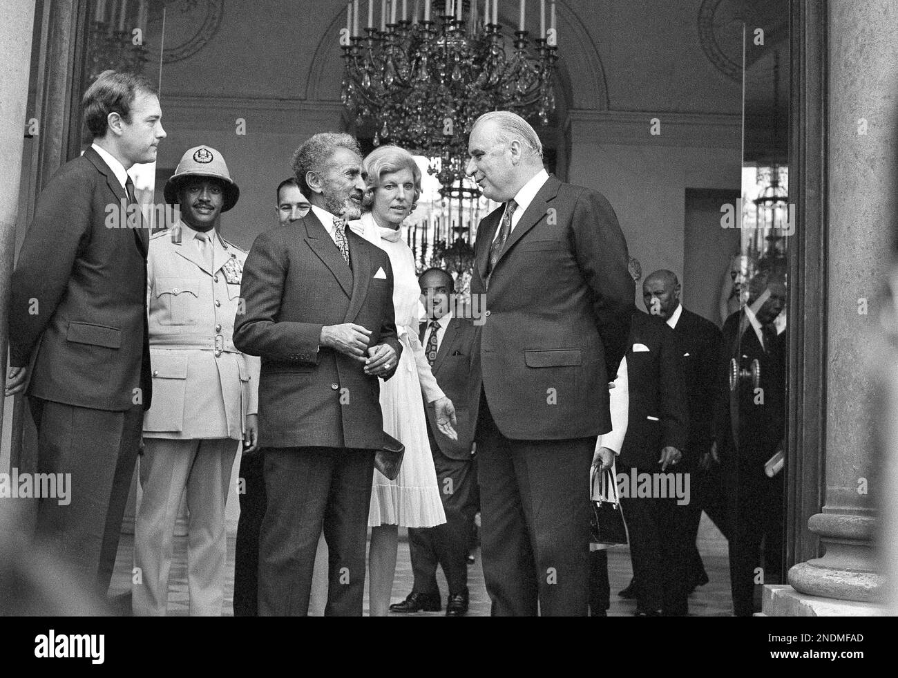 On the first day of his official visit in Paris Emperor Haile Selassie ...
