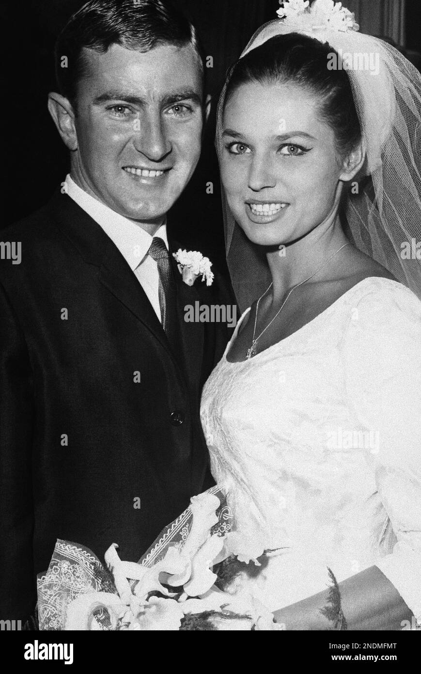 "Miss Australia 1961" Tania Verstak pictured with Peter Young, a ...