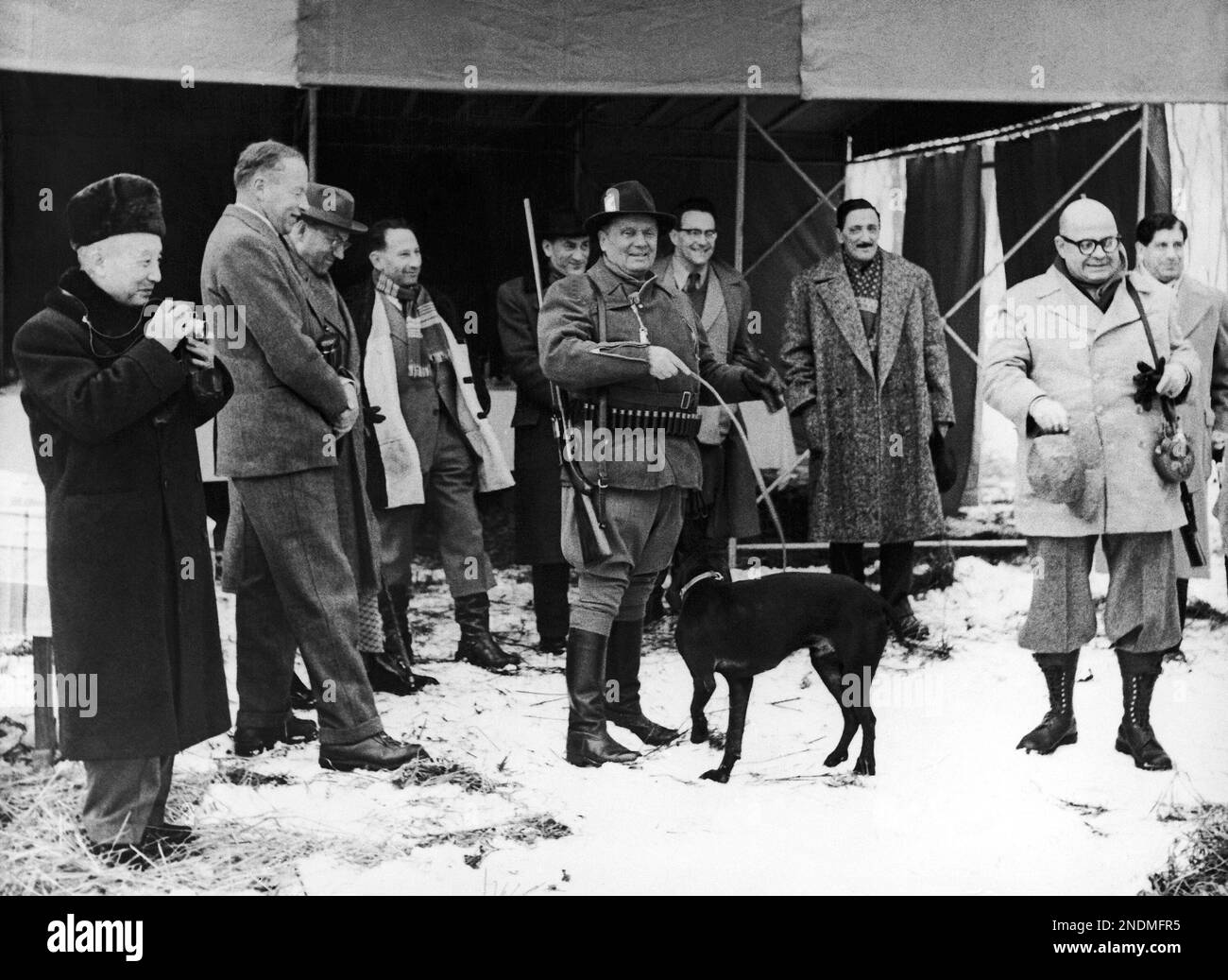 Members of the Yugoslav diplomatic corps were guests of President Josip ...