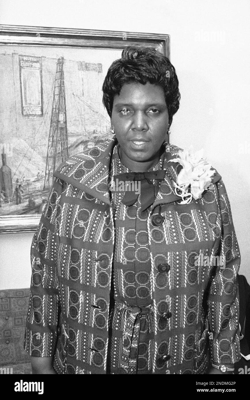 Texas State Sen. Barbara Jordan of Houston shown Nov. 8, 1972, became ...